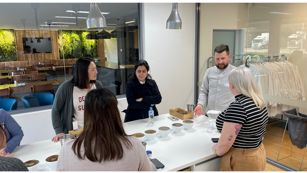 Quality Control with the team at Aldi Australia - Black Bag Roasters
